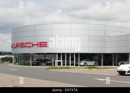 The exterior of The Porsche Centre showroom on Manchester Road Bolton ...