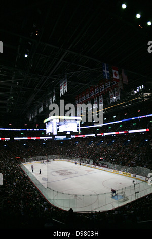 A Montreal Canadiens Hockey game inside the Bell Centre Stock Photo - Alamy