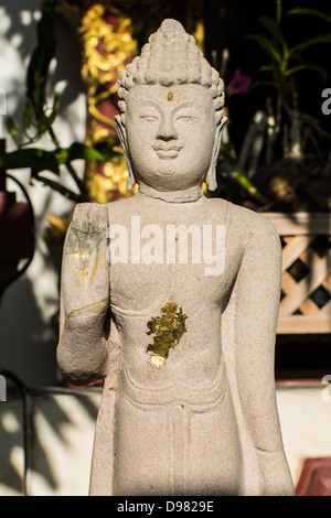 Buddhist temple decoration carved marble big white buddha statue sleep ...