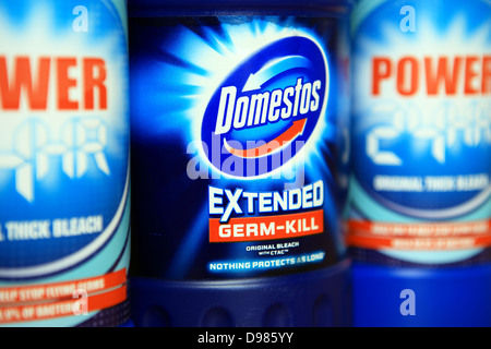 Bottles of bleach Stock Photo - Alamy