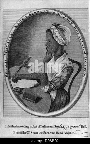 Phillis Wheatley (1753-1784), the first African American female writer ...