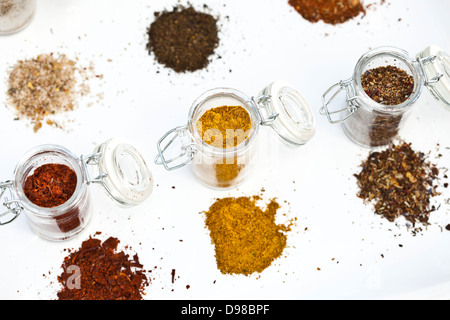 Germany, Duesseldorf, Variety of spices in jar Stock Photo - Alamy