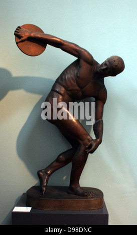 Diskobolos- discus thrower - of Myron in the Ashmolean Museum, Oxford ...