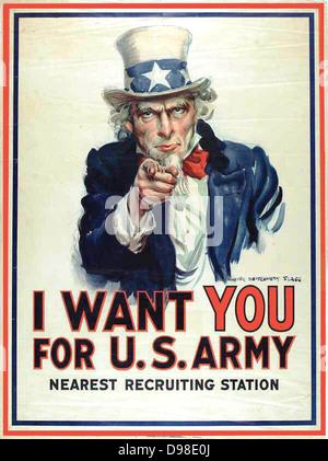 First World War. Recruitment poster, Lord Kitchener asking British ...