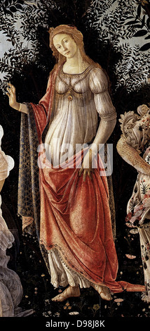 La Primavera', c. 1482; painting by the Italian Renaissance painter ...