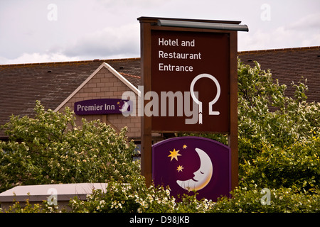 Premier Travel Inn Sign/Logo Stock Photo - Alamy