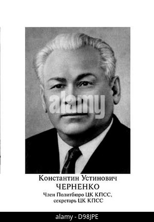 Konstantin Chernenko (1911 – 1985) Soviet politician and the fifth ...