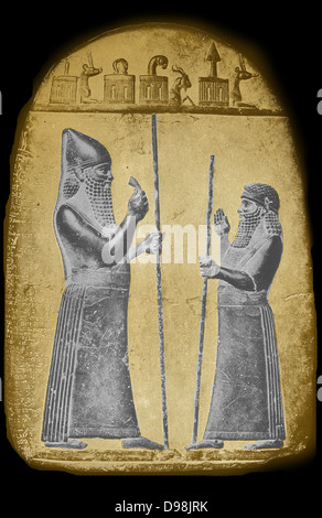 Marduk-Baladan or Merodach-baladan II, chief of the Bit-Yakin tribe and ...