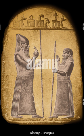 Marduk-Baladan or Merodach-baladan II, chief of the Bit-Yakin tribe and ...