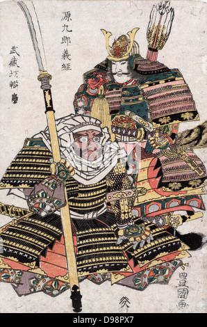 Genkuro Yoshitsune and Musashibo Benkei Stock Photo - Alamy