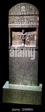 Metternich Stele, or Magical Stele 360-343 B.C. 3oth Dynasty, reign of ...