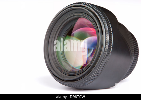 Camera lens with green pink color, approximate, photo, macro Stock ...