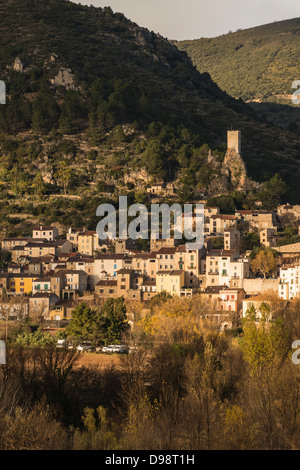 Roquebrun, Herault, Languedoc Roussillon, France Stock Photo - Alamy