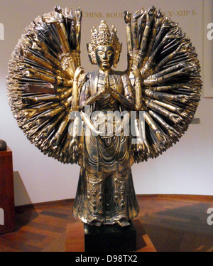 The thousand-armed bodhisattva Avalokitesvara a major Bodhisattva in ...