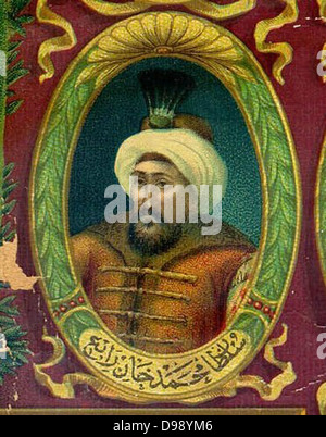 Turkish Ottoman Sultan Mehmed IV (1642-1693) or Mehmet the Hunter Stock ...