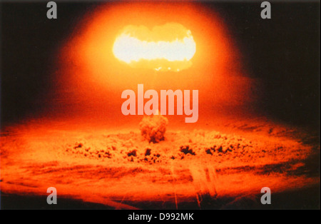 US Nuclear device (bomb) test 'Priscilla' 24 June 1957. Test Height and ...