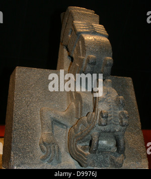 Stone figure of Xiuhcoatl, AD 1325-1521 From Mexico. The Fire Serpent ...