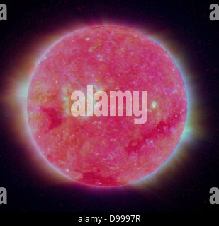 A three-dimensional image of the Sun. STEREO Stock Photo - Alamy