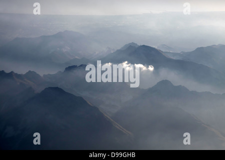 The Alps aerial photography Stock Photo - Alamy