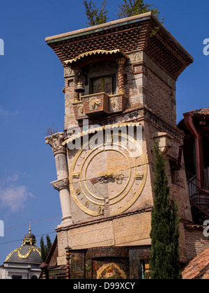Leaning Clock Tower of Tbilisi, Georgia Stock Photo - Alamy