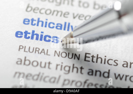 what is ethics Stock Photo - Alamy