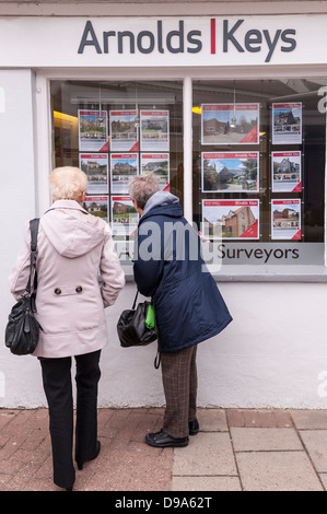 Arnolds Keys Estate Agents in Holt , Norfolk , England , Uk Stock Photo ...