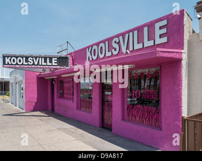 Tattoo parlour in Las Vegas, Nevada, USA with classic neon sign Stock ...
