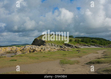 The limestone outcrop of Humphrey Head, near Grange-over-Sands, South ...