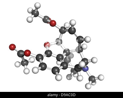 Chemical structure of heroin (diacetylmorphine) narcotic drug Stock ...