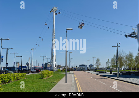 Greenwich Emirates Cable Cars, London, England, United Kingdom Stock ...