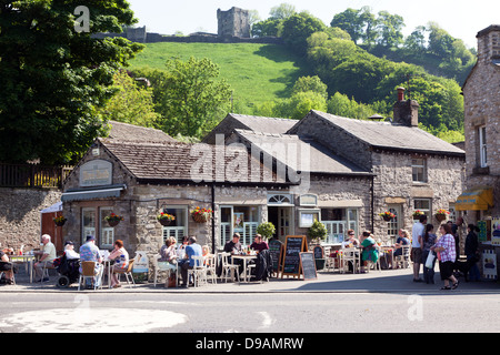 Cafe Castleton Peak District Derbyshire UK Stock Photo - Alamy