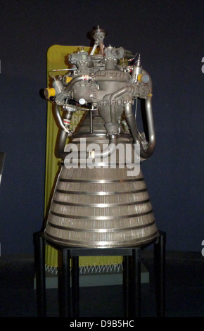 The RL-10 liquid-fuel cryogenic rocket engine used on the Centaur, S-IV ...