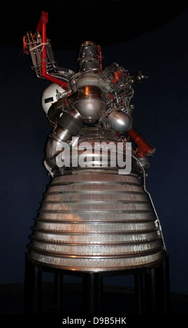 The RL-10 liquid-fuel cryogenic rocket engine used on the Centaur, S-IV ...