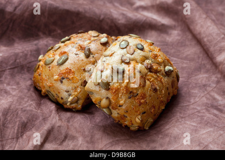 Grain rolls on textile, close up Stock Photo - Alamy