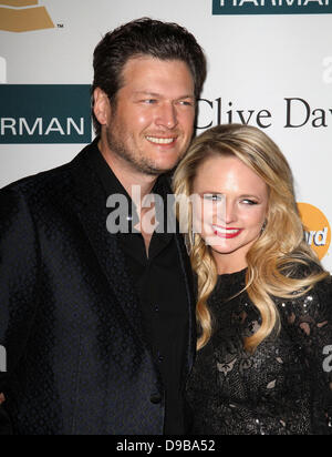Miranda Lambert, Blake Shelton Clive Davis And The Recording Academy's ...