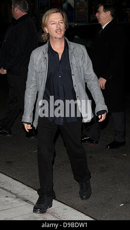 David Spade, arrives at the Ed Sullivan Theater for 'The Late Show with ...