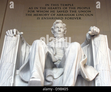 Lincoln Memorial national monument honoring Abraham Lincoln, Washington ...