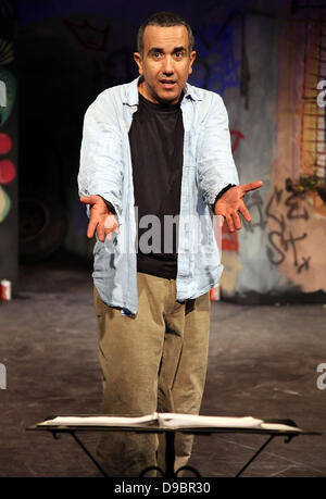 Rene Rivera Opening night of 'The King of the Desert' at Casa 0101 ...