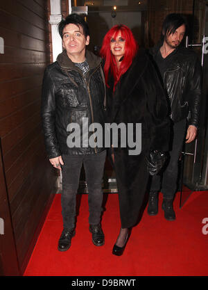 Gary Numan and his wife Gemma Raymond Weil Pre-Brits Awards Dinner held ...