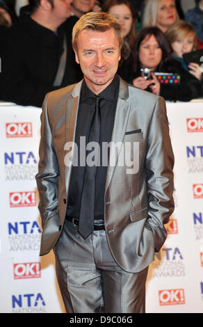 Christopher Dean at the National Television Awards at the O2 on January ...