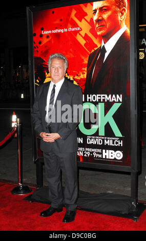 Dustin Hoffman HBO's 'LUCK' Los Angeles Premiere held at Grauman's ...