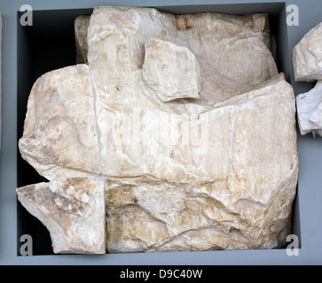 Detail from the Acropolis ancient Greece showing trabeated building ...