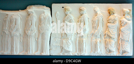 The procession of girls continues with five female figures wearing ...