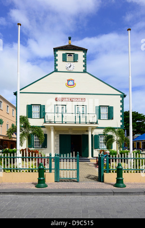 Saint Maarten landmark Courthouse Philipsburg Stock Photo - Alamy