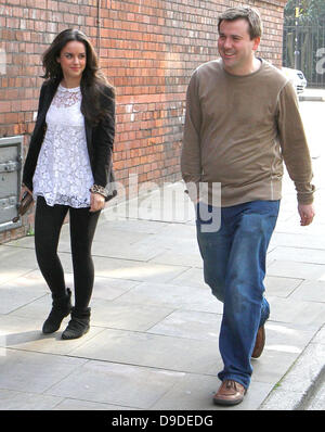 Katy Armstrong arrives at Granada Studios to film 'Coronation Street ...