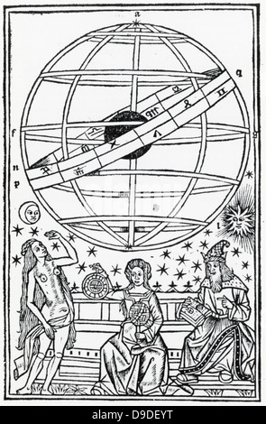 Geocentric theory. Ptolemy Stock Photo: 211450336 - Alamy