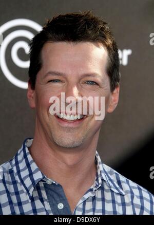 Los Angeles, USA. 17th June, 2026. (L-R) SUGAR Cast - Bodhi Rader, Tony ...