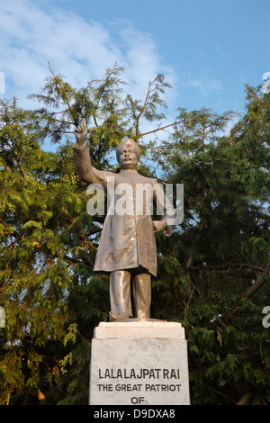 A statue of Lala Lajpat Rai, an Indian patriot and freedom fighter ...