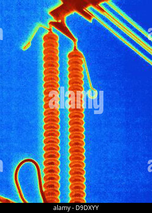 Electricity filament, thermal image Stock Photo - Alamy