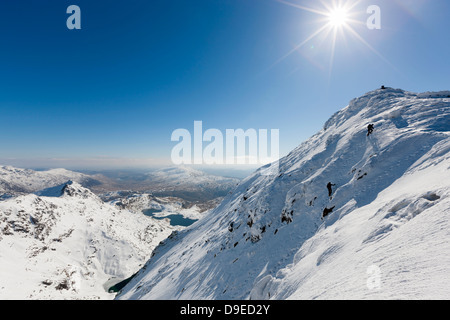 Snowdon / Yr Wyddfa, Eryri /Snowdonia National park, Wales, UK Stock ...